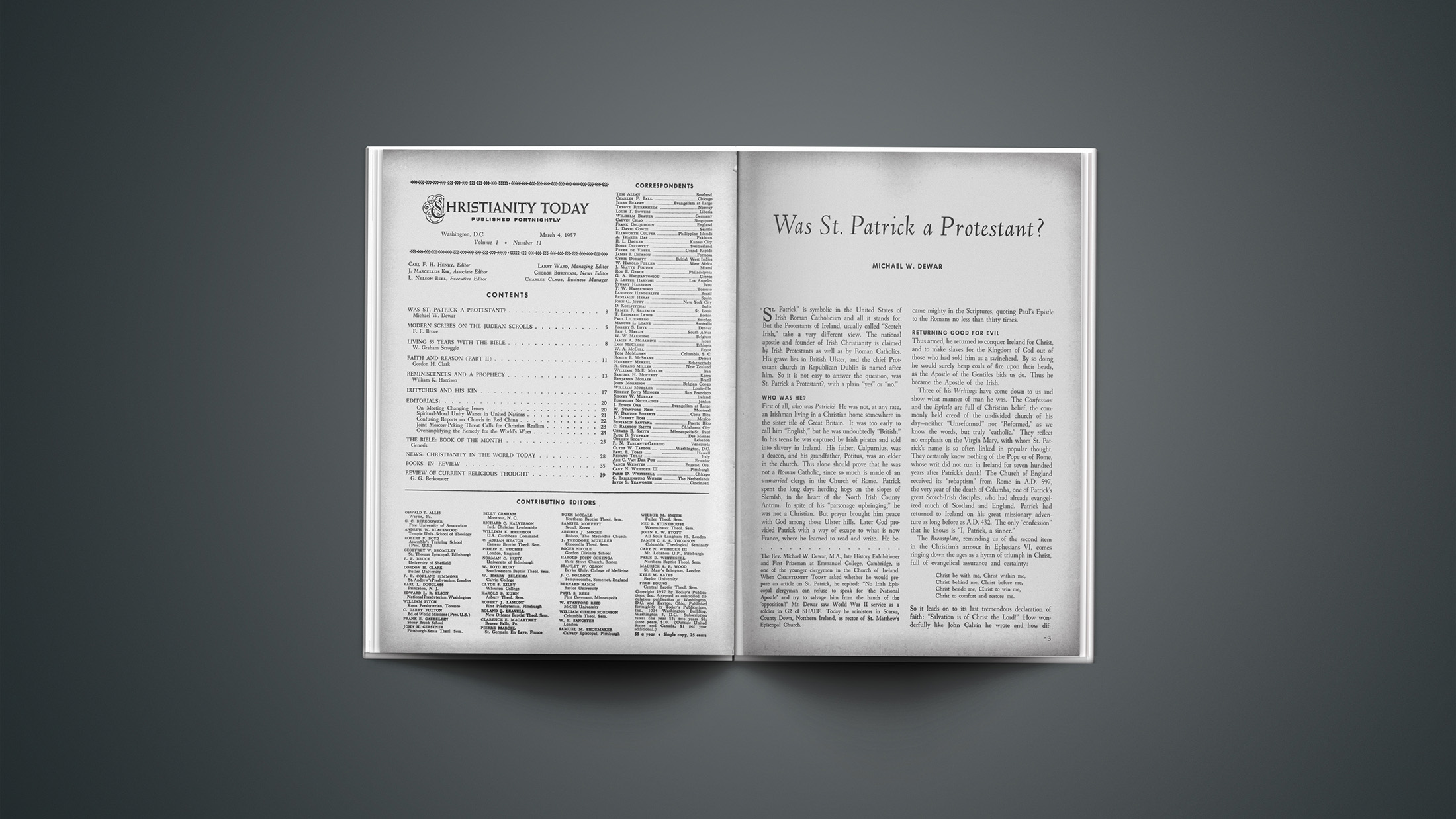 Was St. Patrick a Protestant? - Christianity Today