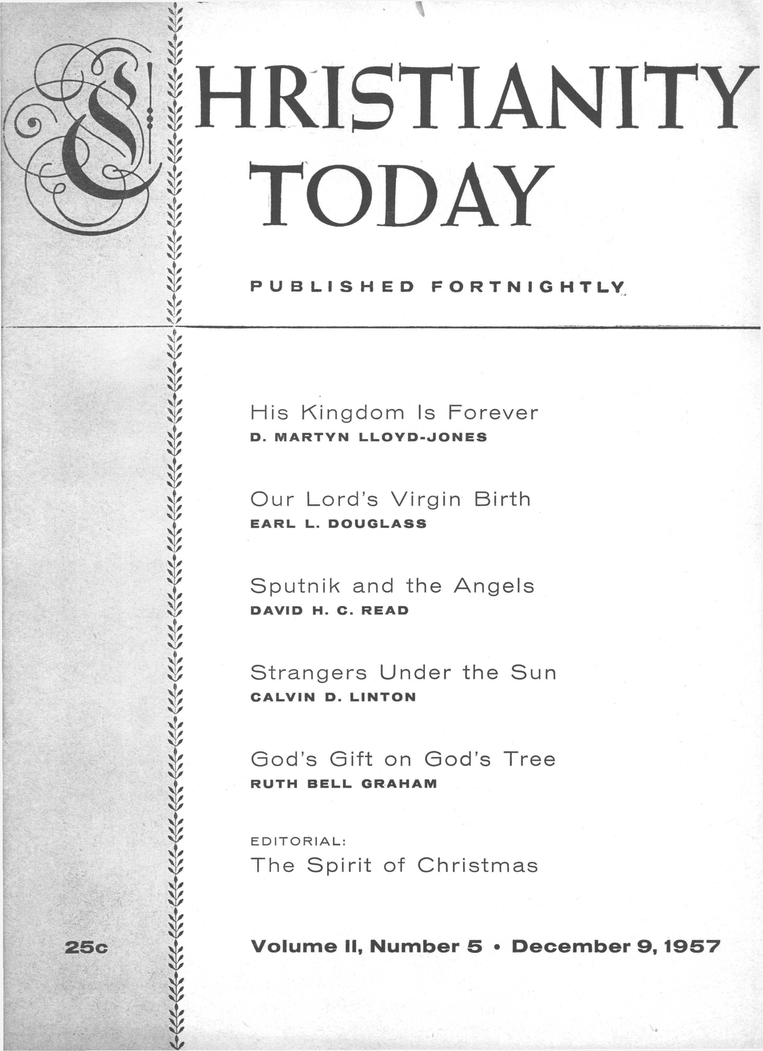December 9, 1957 - Volume 2, Issue 5 - Christianity Today