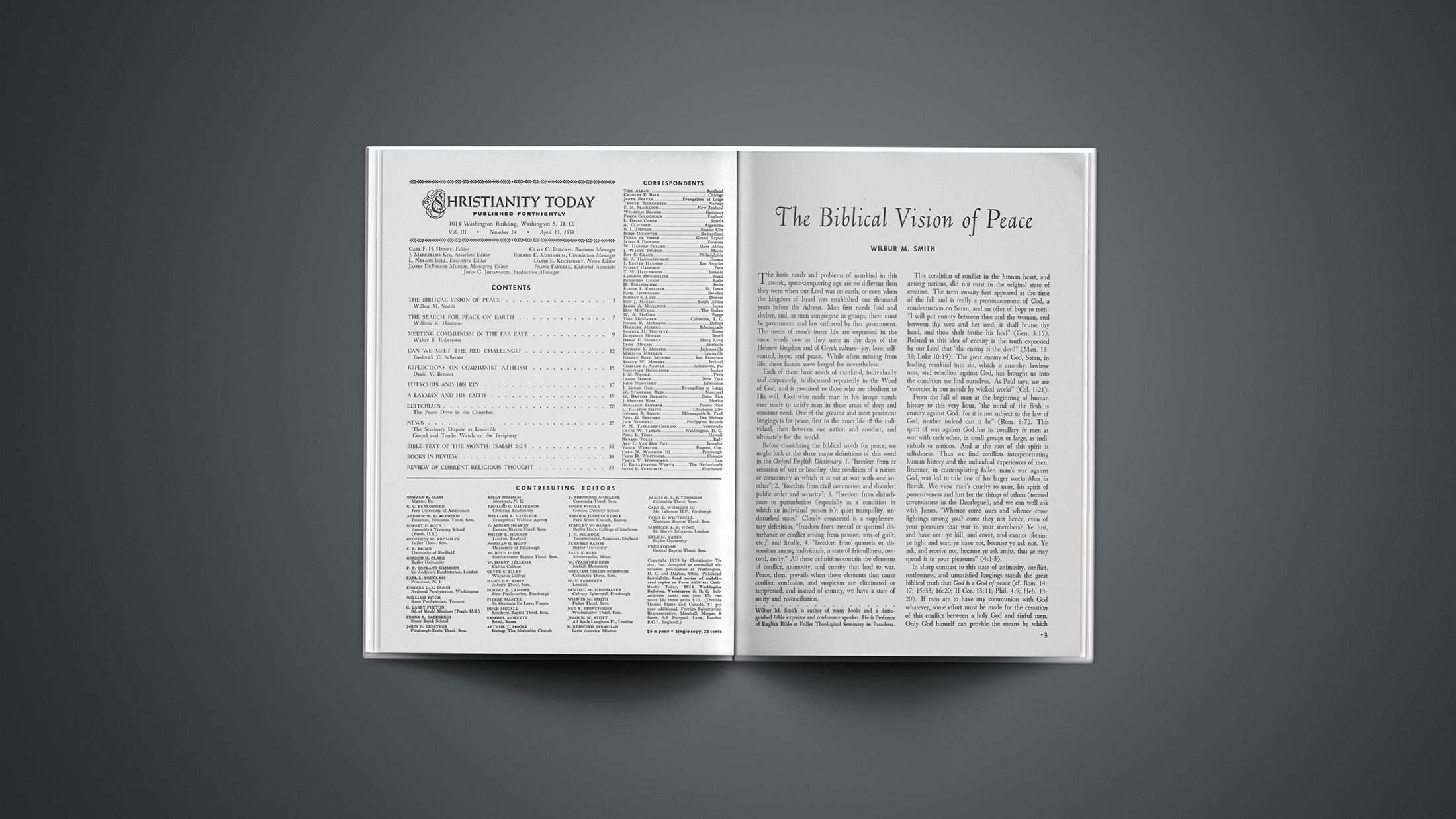 The Biblical Vision of Peace - Christianity Today