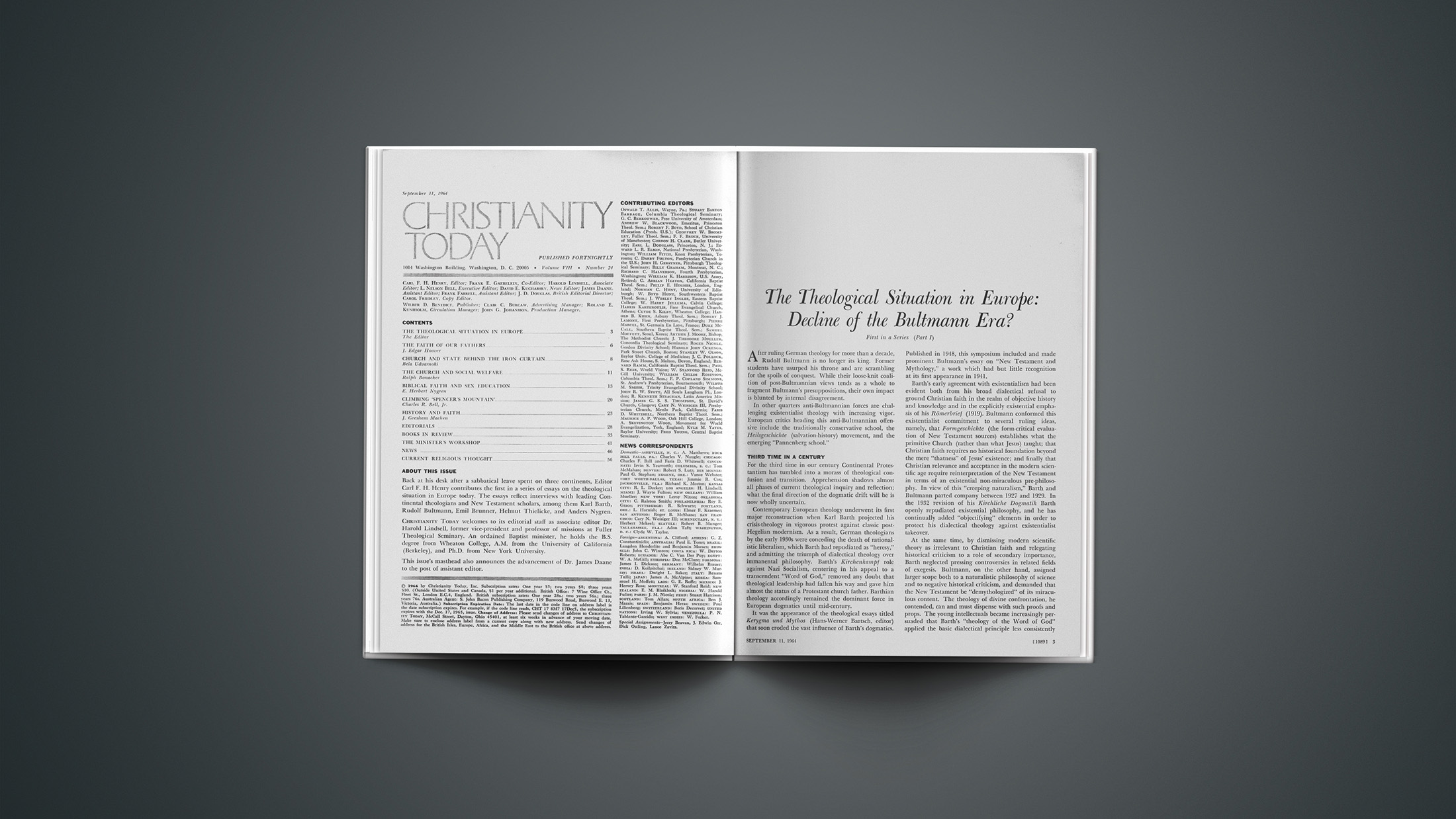 September 11, 1964 - Volume 8, Issue 24 - Christianity Today