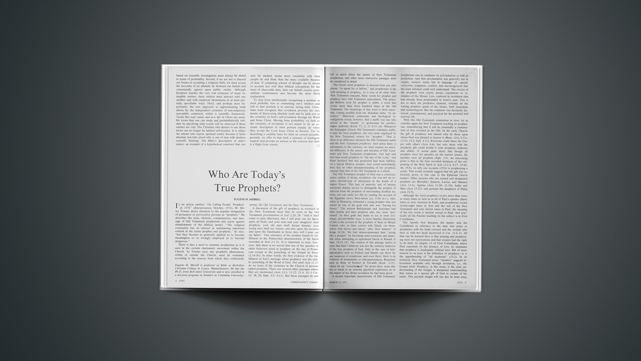 Who Are Today’s True Prophets? - Christianity Today