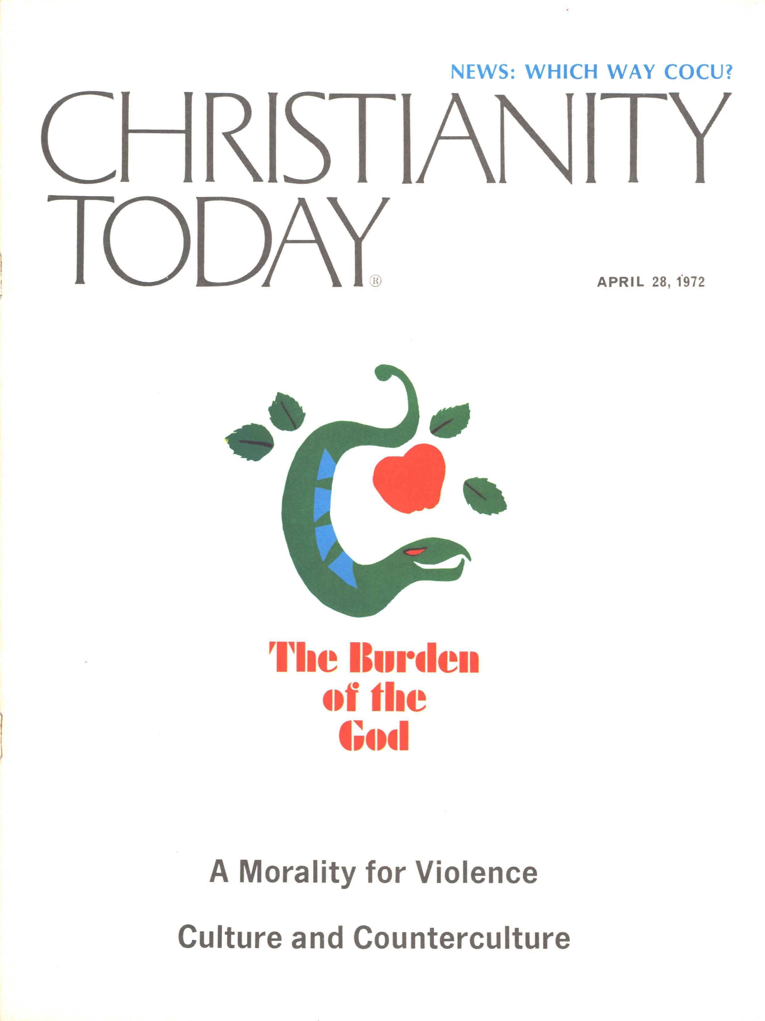 April 28, 1972 - Volume 16, Issue 15 - Christianity Today