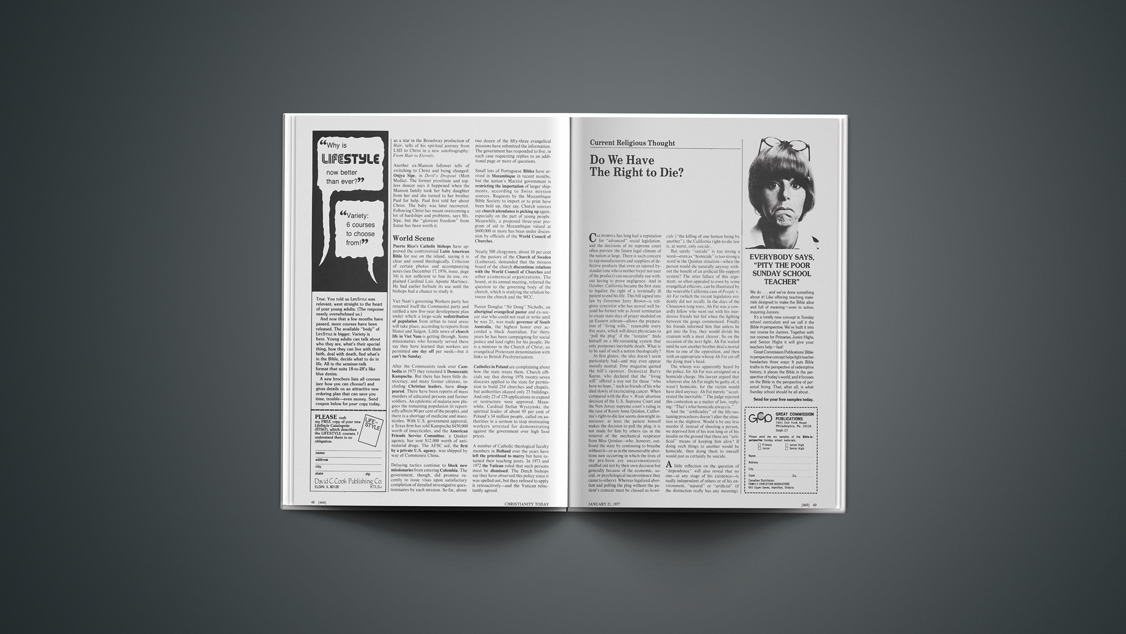 Do We Have the Right to Die? - Christianity Today