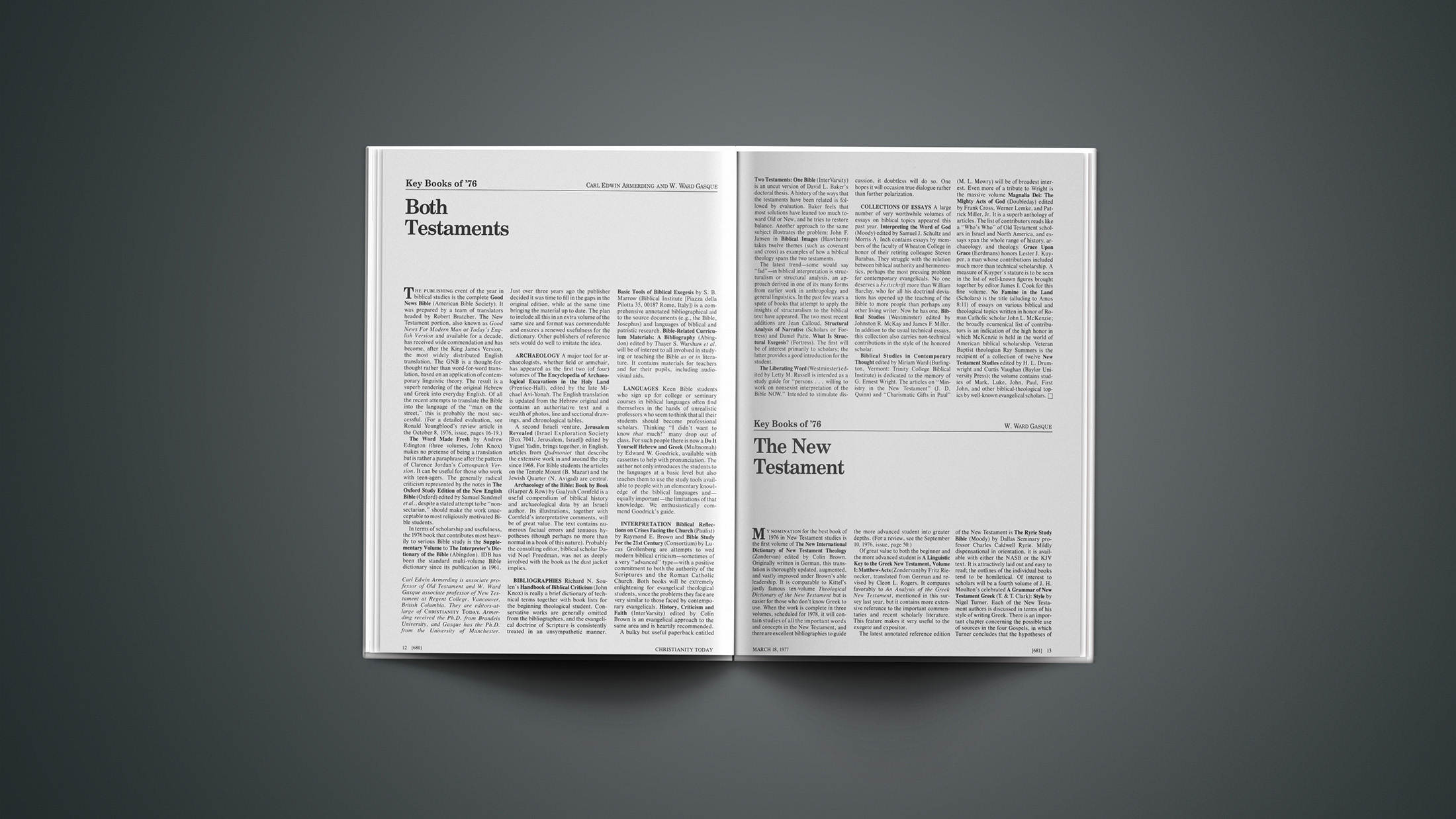 Both Testaments - Christianity Today