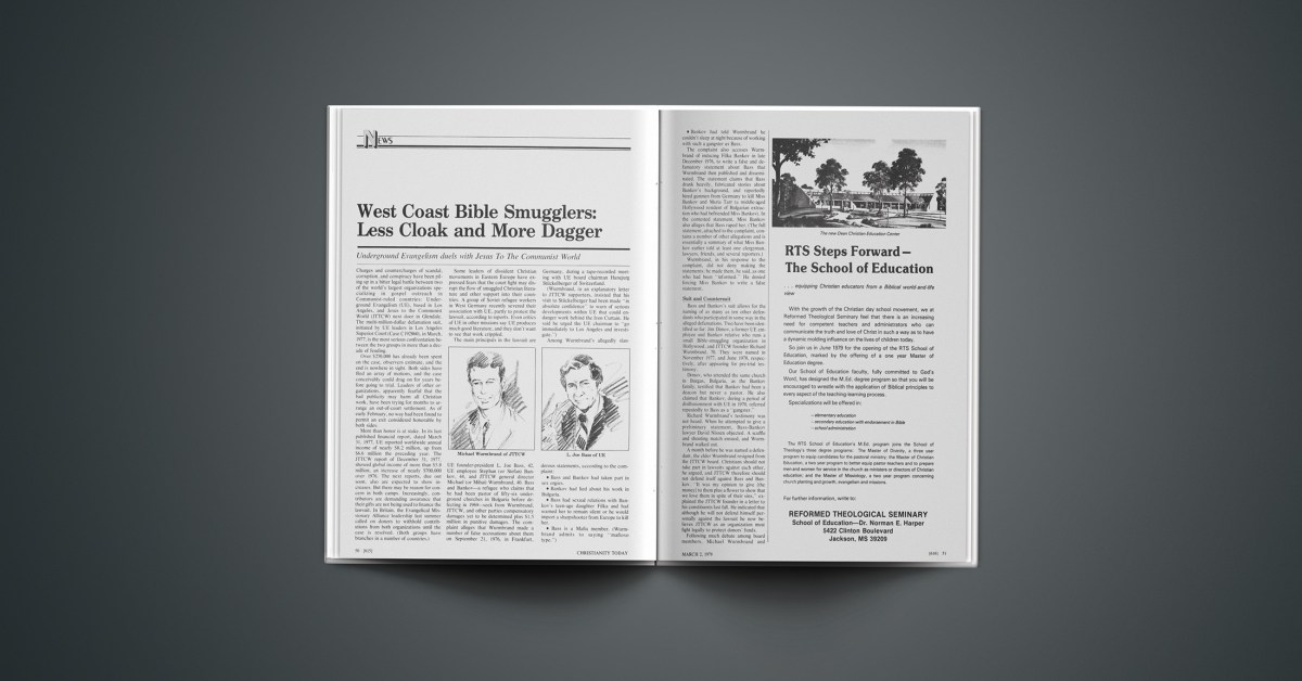 West Coast Bible Smugglers: Less Cloak and More Dagger - Christianity Today