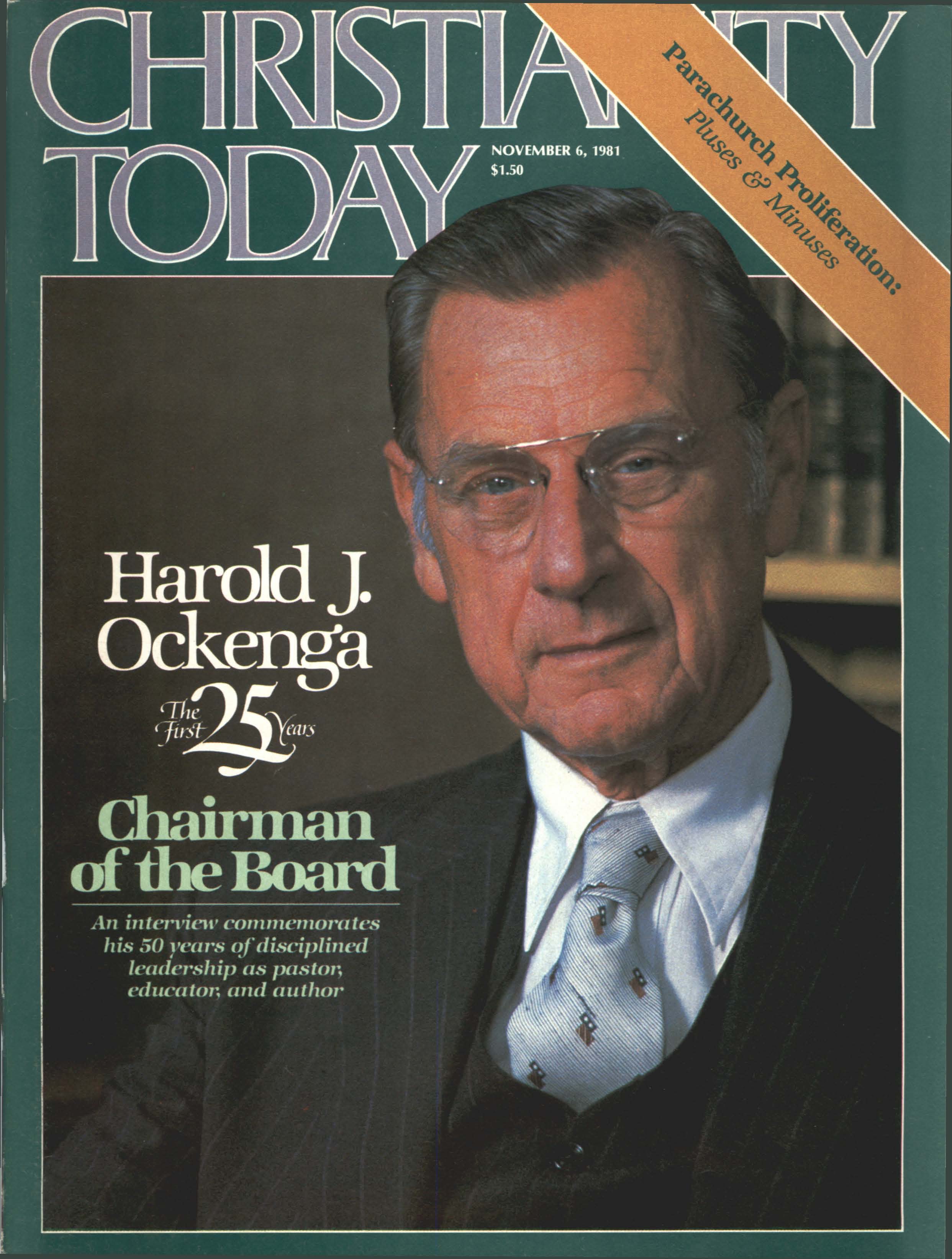 November 6, 1981 - Christianity Today