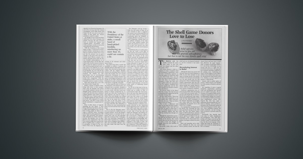 The Shell Game Donors Love to Lose - Christianity Today