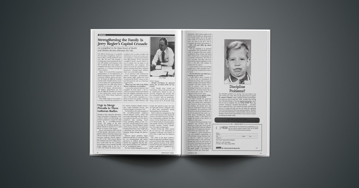 Strengthening the Family Is Jerry Regier’s Capitol Crusade ...