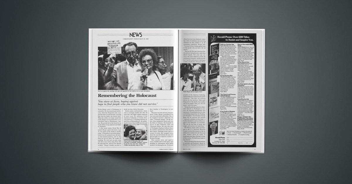 Remembering the Holocaust - Christianity Today