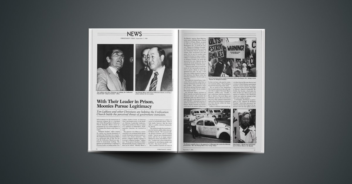 With Their Leader in Prison, Moonies Pursue Legitimacy - Christianity Today