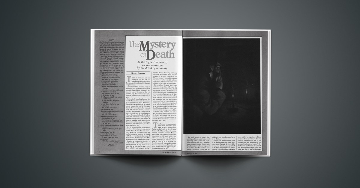 The Mystery of Death - Christianity Today