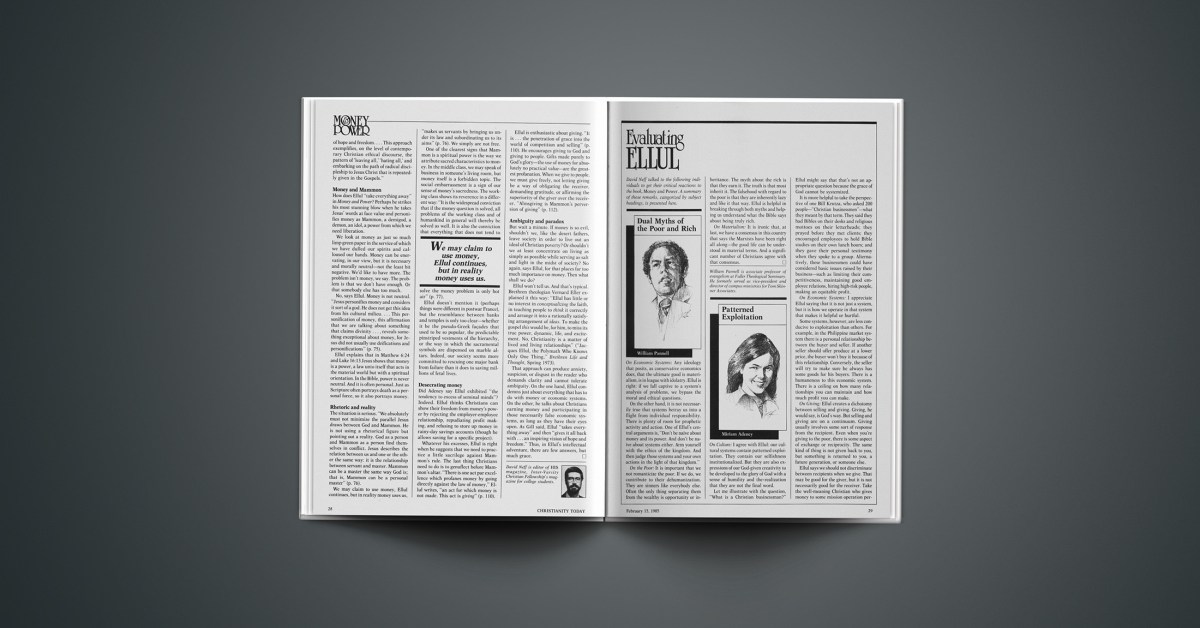 Evaluating Ellul - Christianity Today