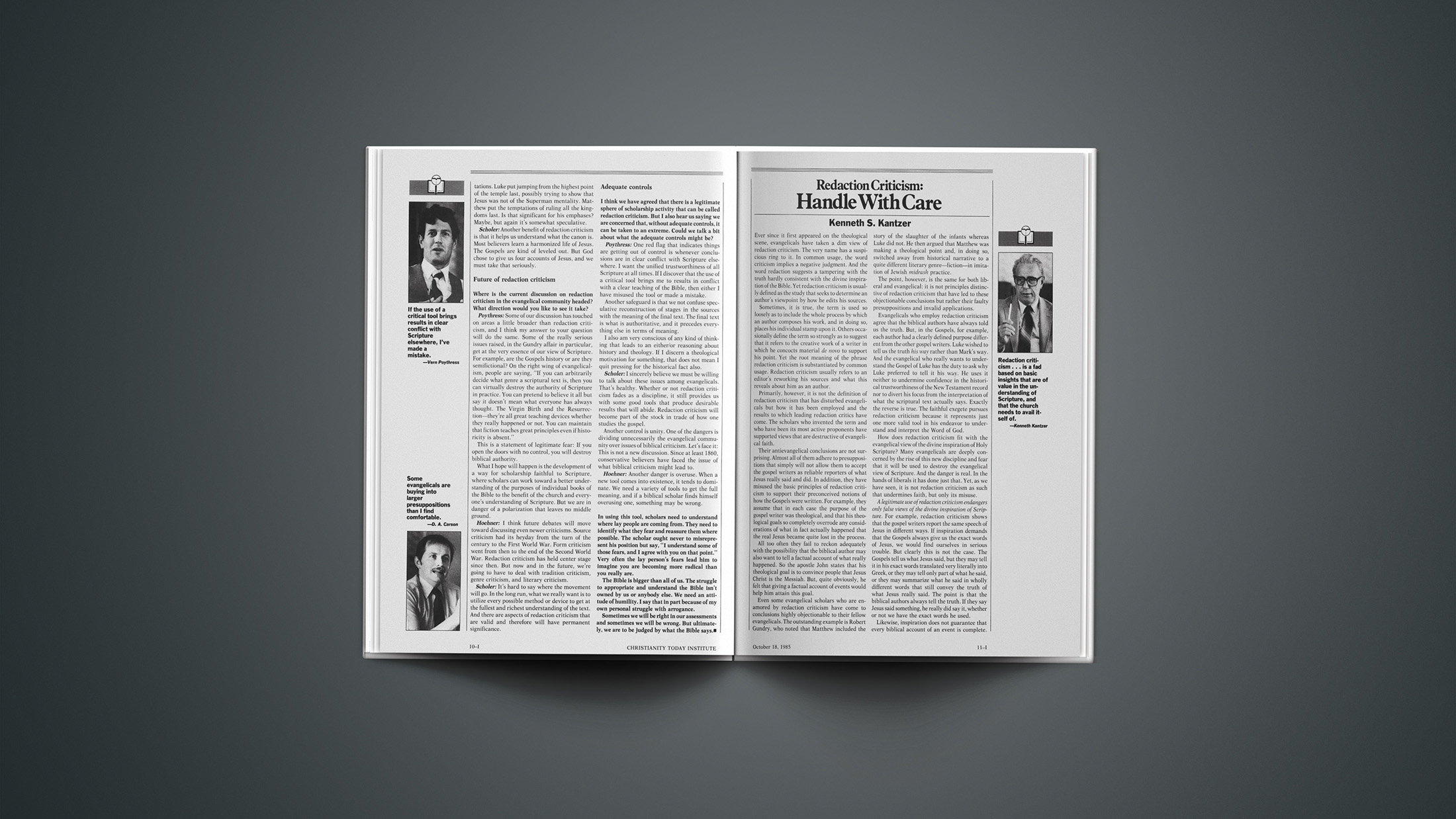 Redaction Criticism: Handle with Care - Christianity Today