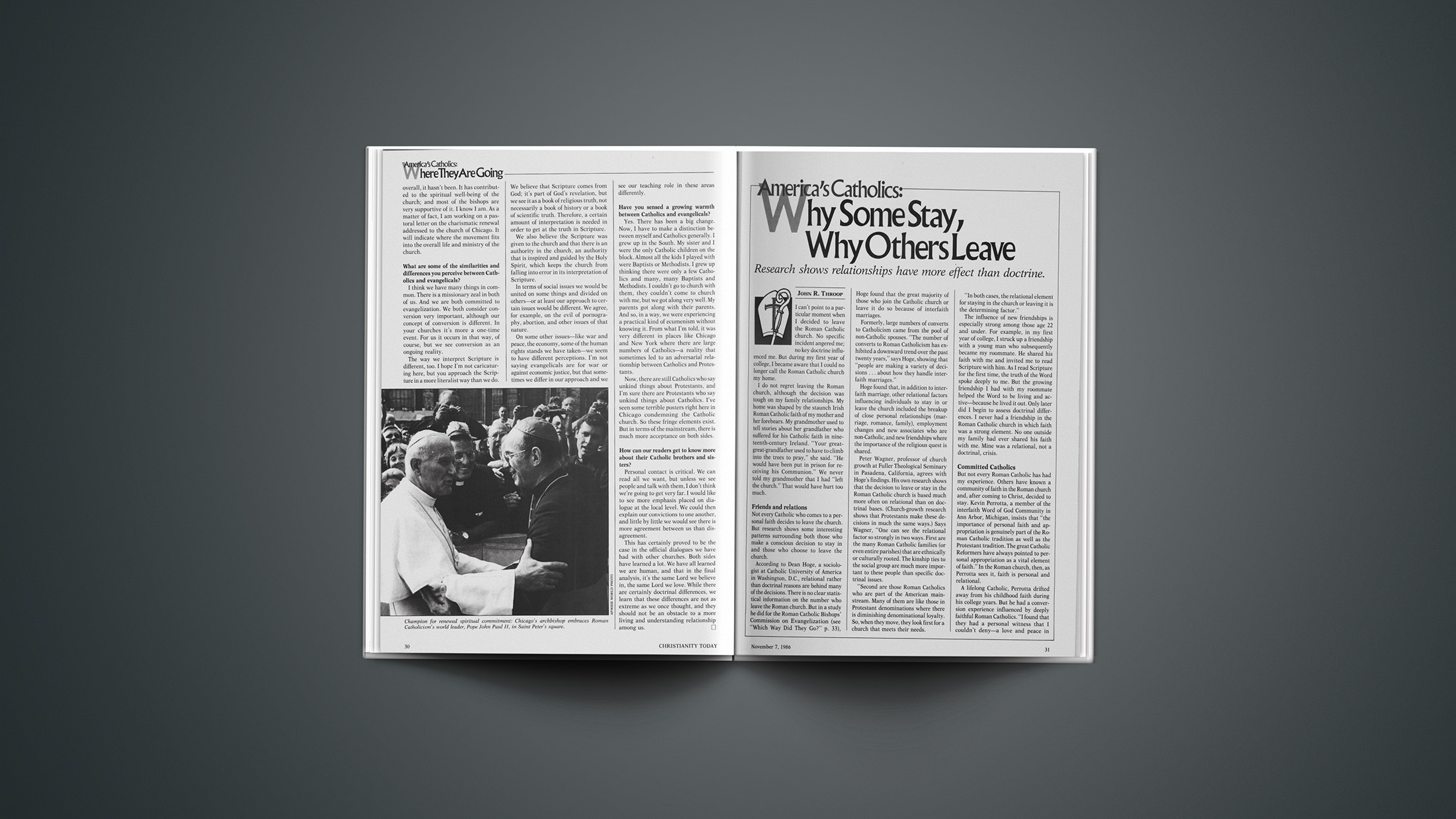 Why Some Stay, Why Others Leave - Christianity Today