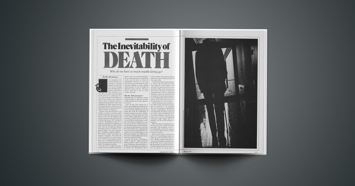 The Inevitability of Death - Christianity Today