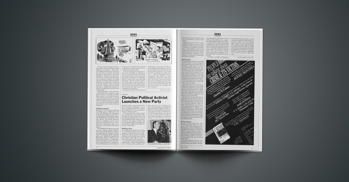 Christian Political Activist Launches a New Party - Christianity Today