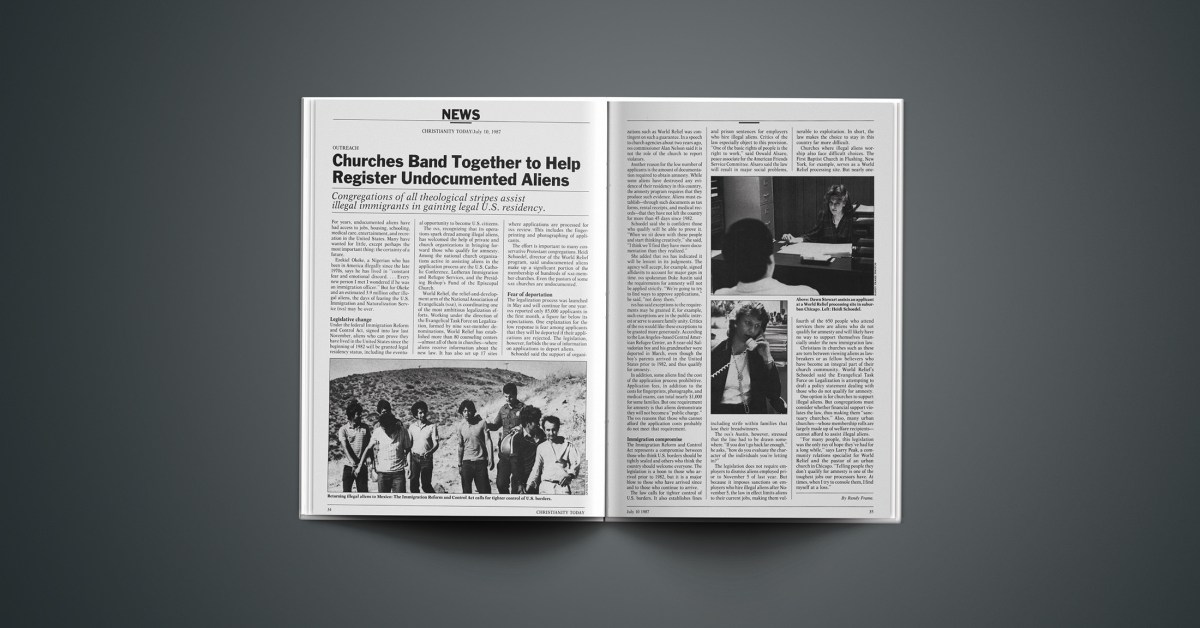 Churches Band Together to Help Register Undocumented Aliens ...