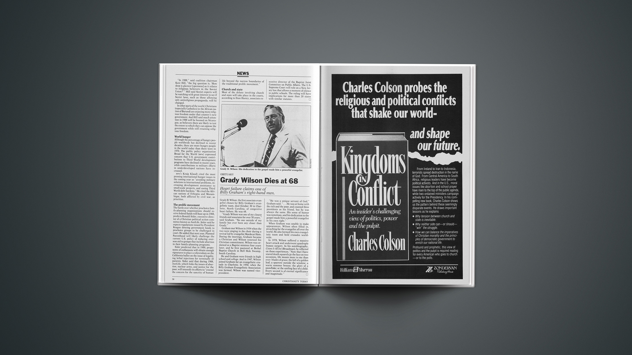 Grady Wilson Dies at 68 - Christianity Today