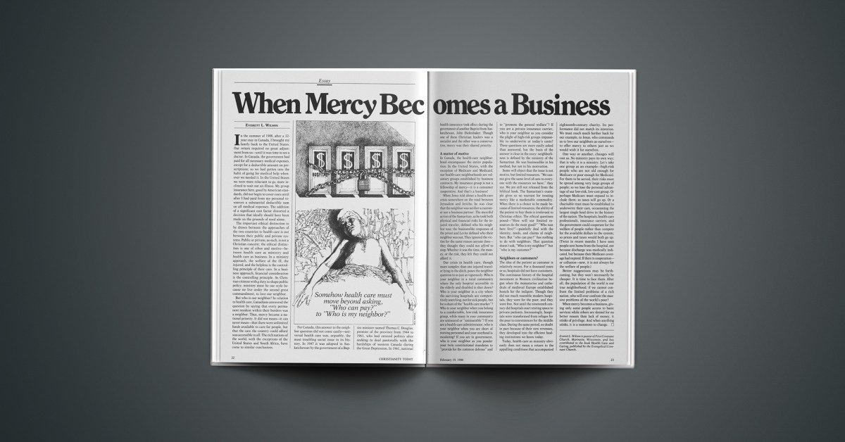 When Mercy Becomes a Business - Christianity Today
