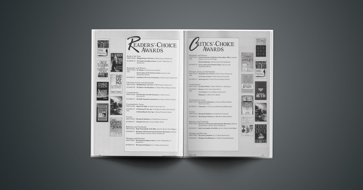 Readers’-Choice Awards - Christianity Today