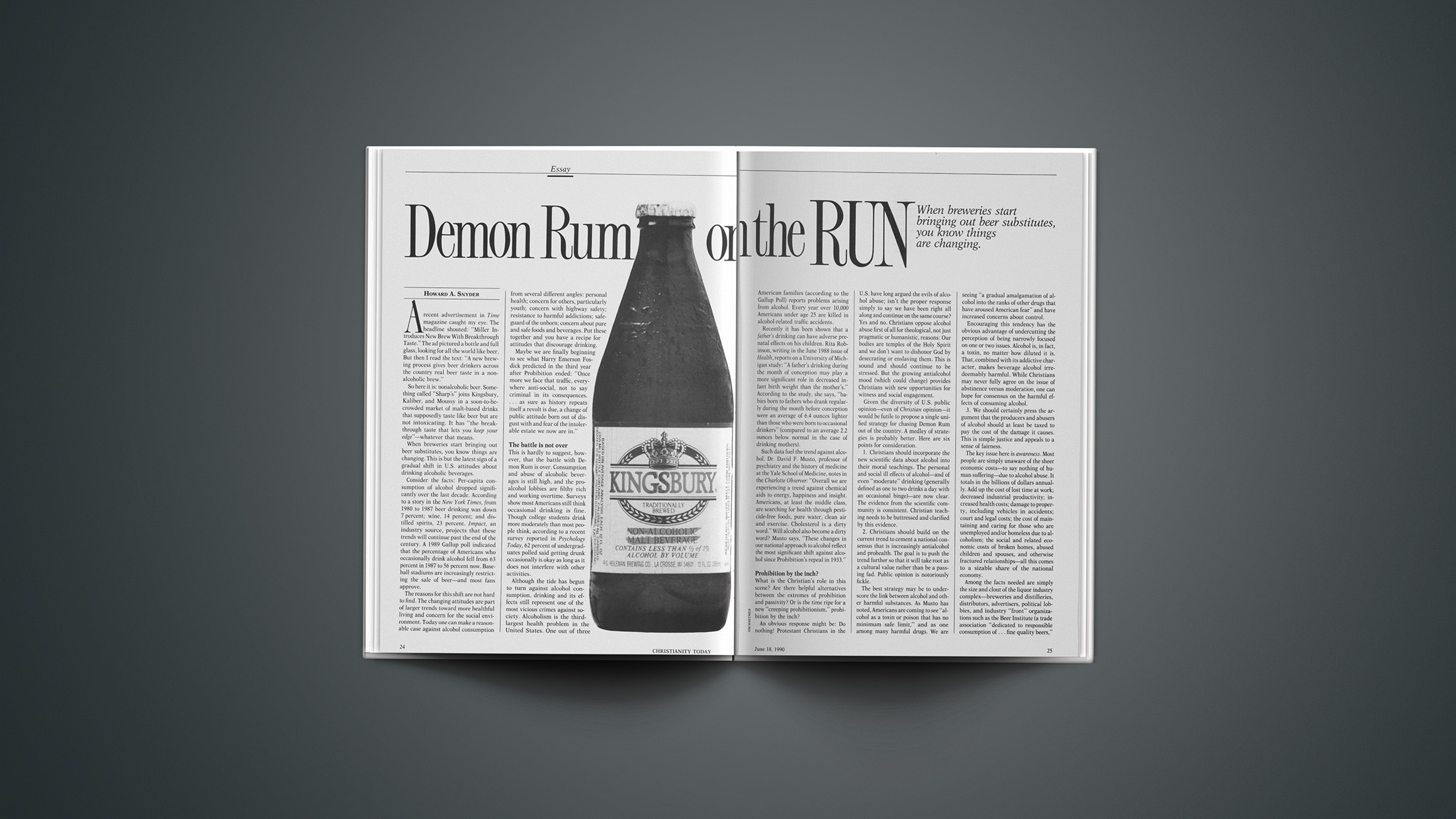 Demon Rum on the Run - Christianity Today