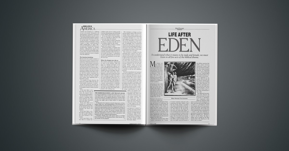 Life after Eden - Christianity Today