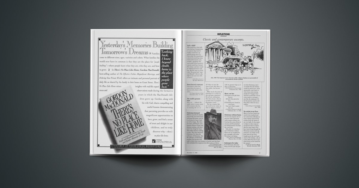 Classic & Contemporary Excerpts from December 17, 1990 - Christianity Today