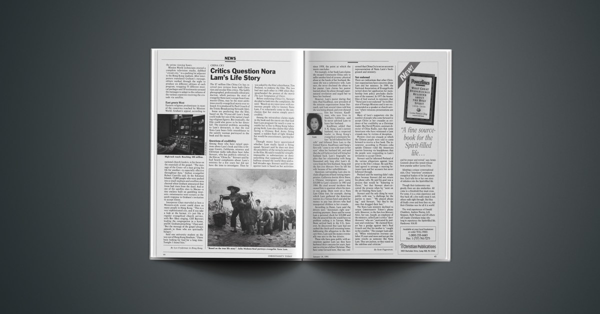 China Cry: Critics Question Nora Lam’s Life Story - Christianity Today