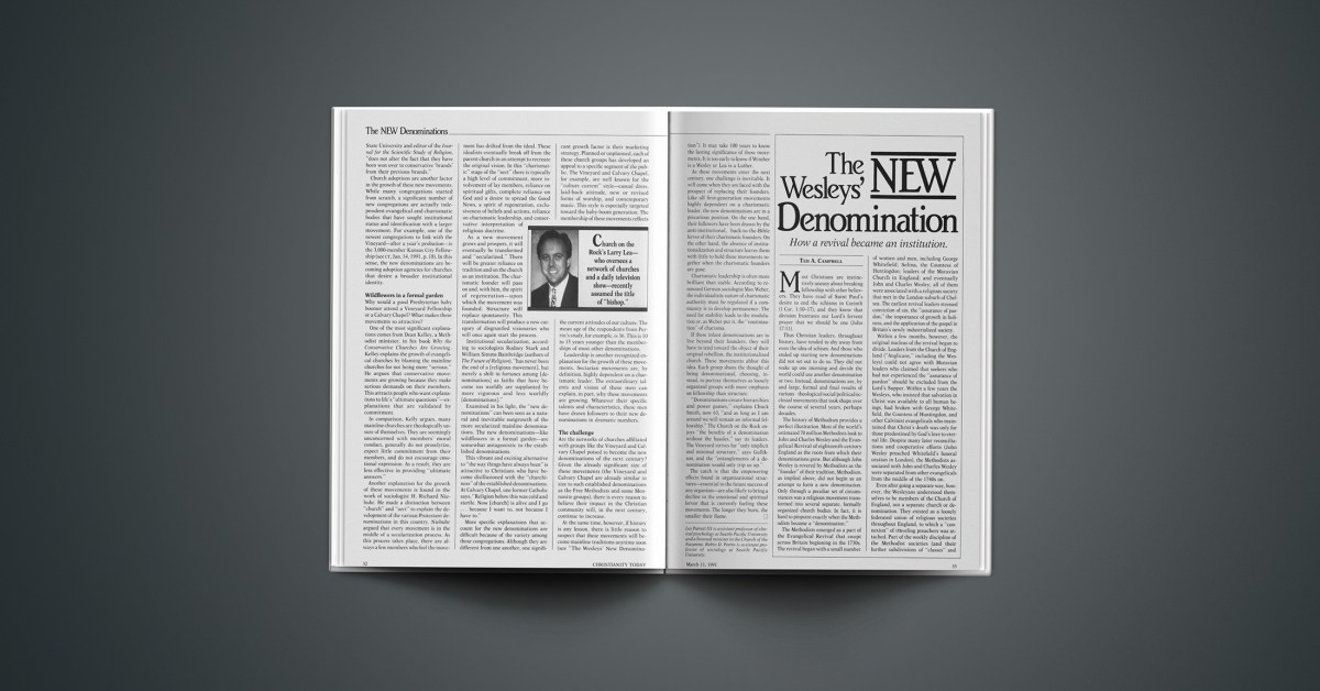 The Wesleys’ New Denomination - Christianity Today