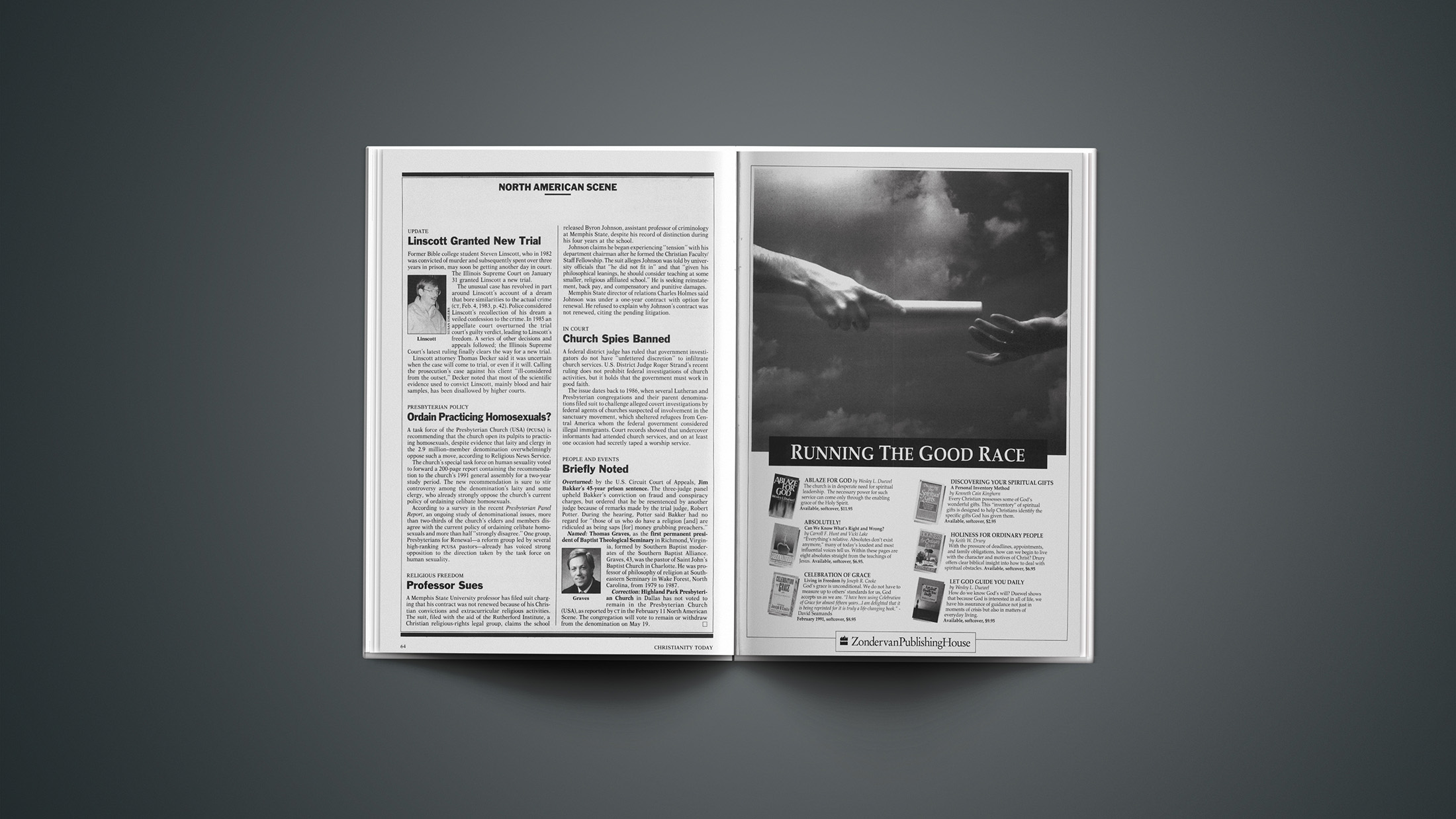 News from the North American Scene: March 11, 1991 - Christianity Today