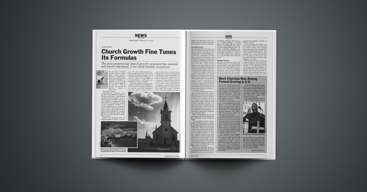 Church Growth Fine Tunes Its Formulas - Christianity Today