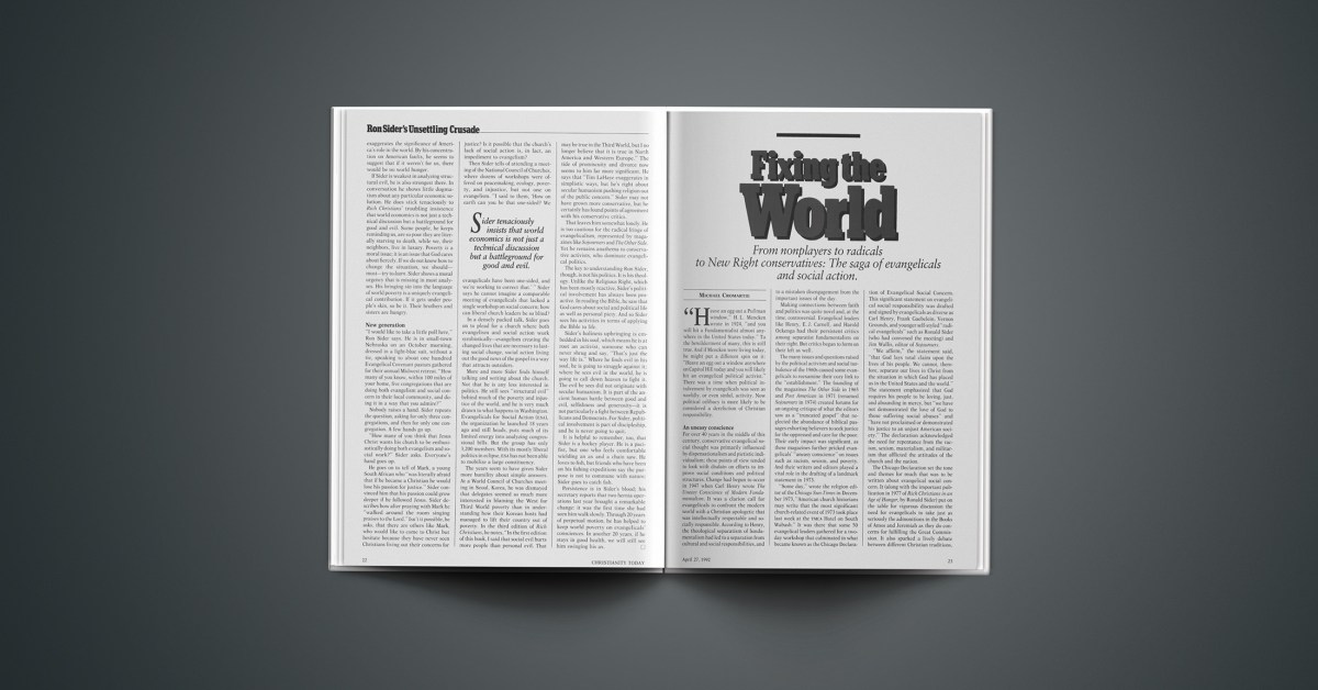 Fixing the World - Christianity Today