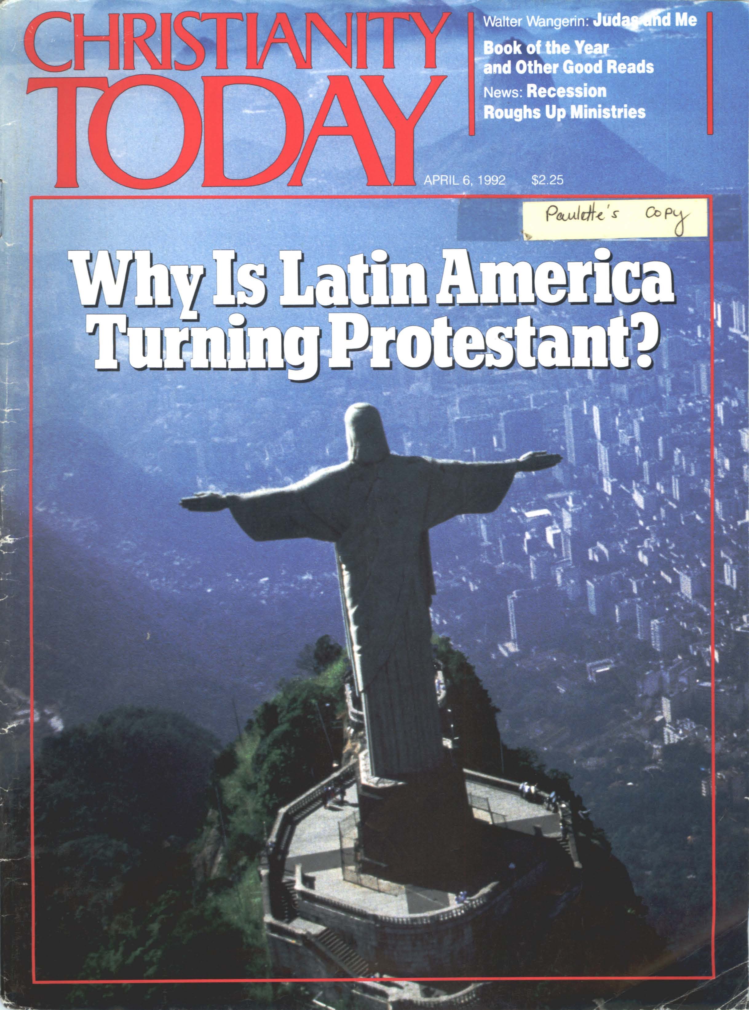 April 6, 1992 - Volume 36, Issue 4 - Christianity Today