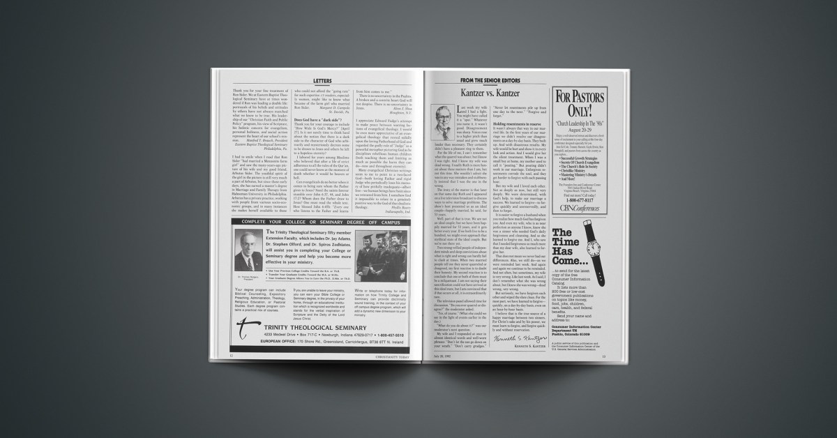 Kantzer vs. Kantzer - Christianity Today