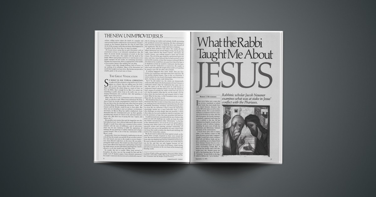 What the Rabbi Taught Me about Jesus - Christianity Today