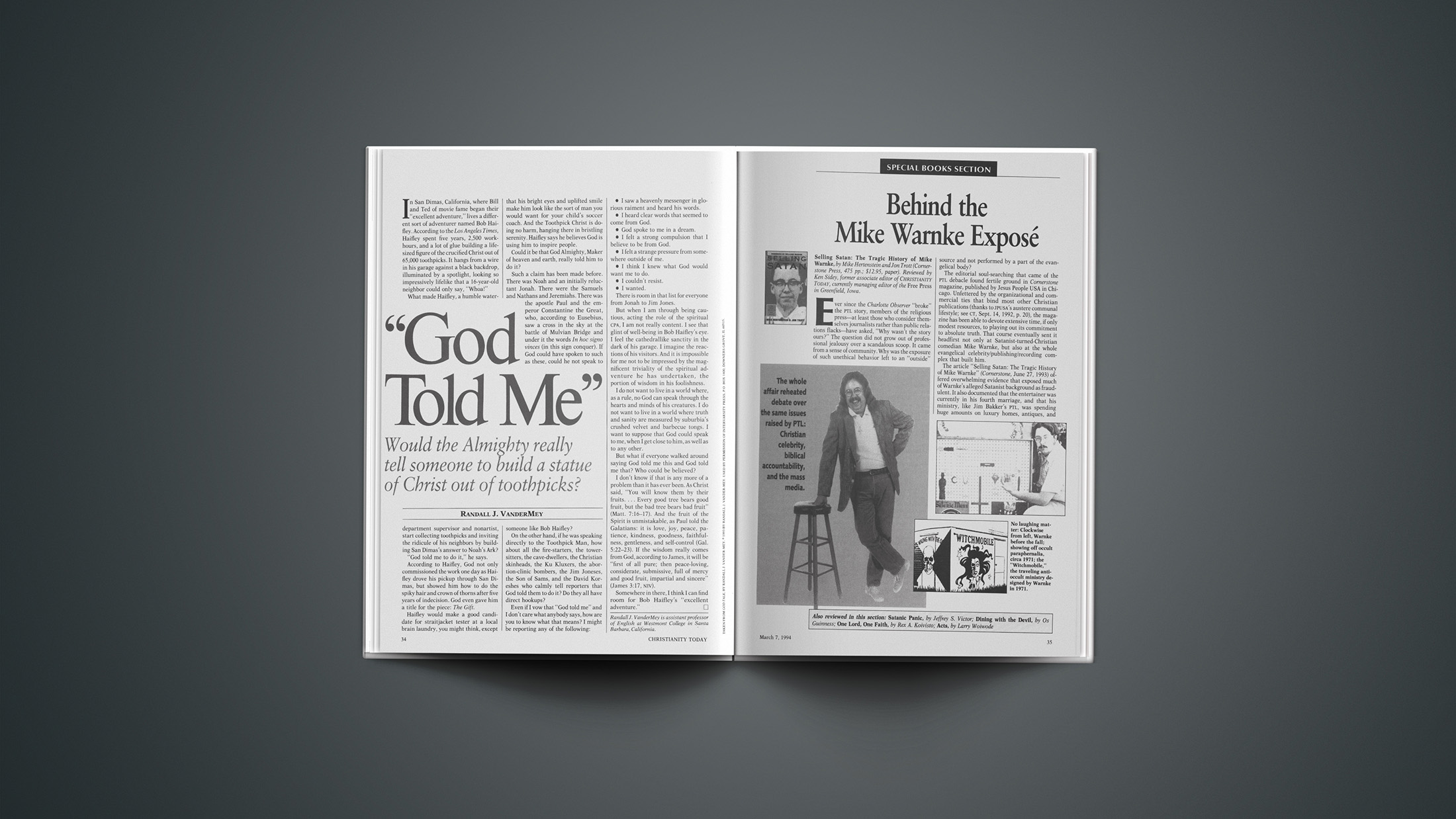 Behind the Mike Warnke Exposé - Christianity Today