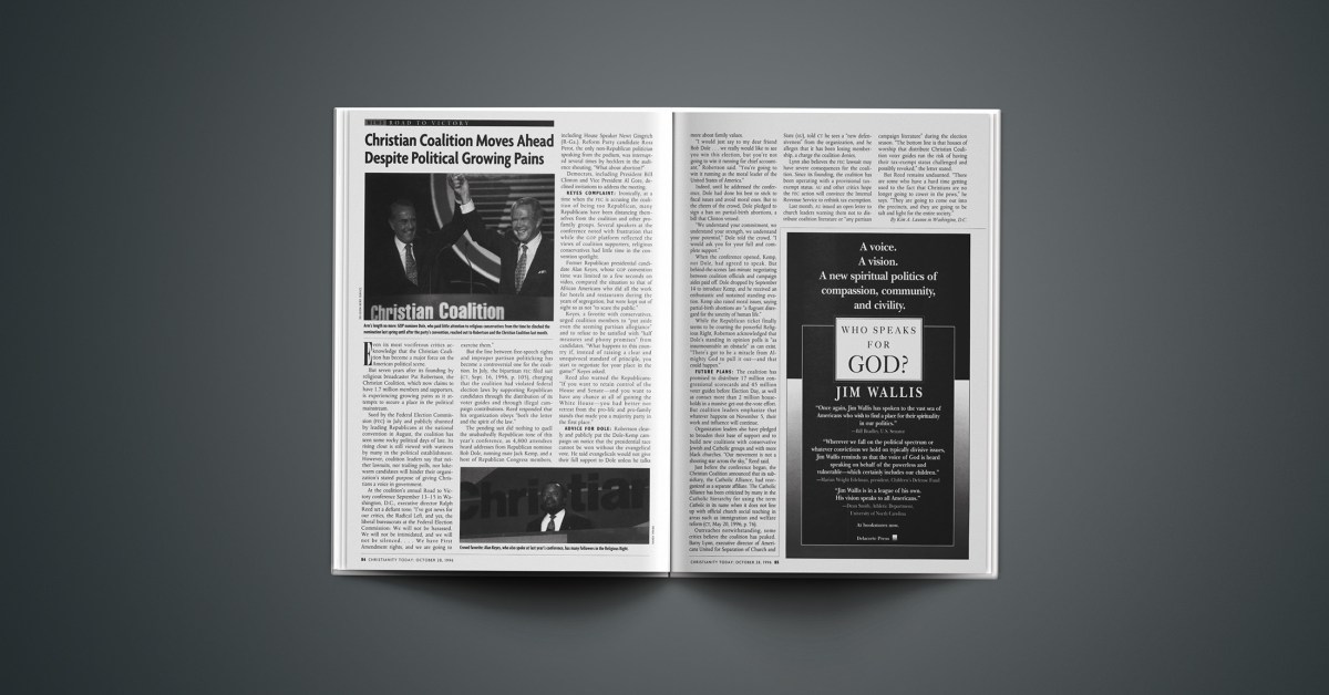 Christian Coalition: Christian Coalition Moves Ahead Despite Political ...