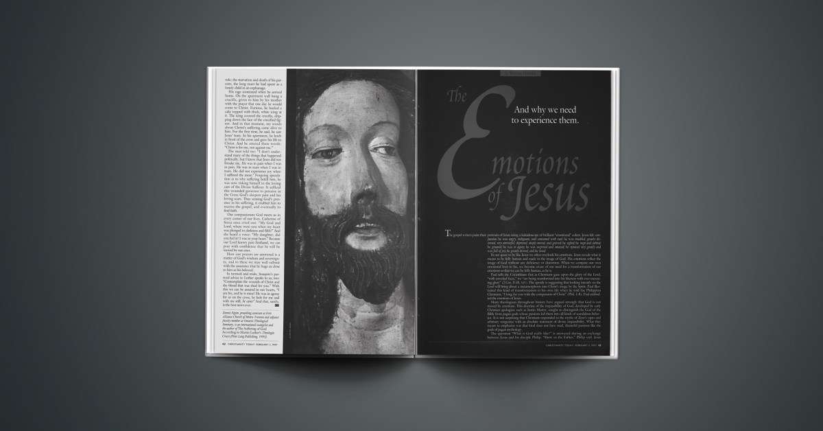 The Emotions of Jesus - Christianity Today