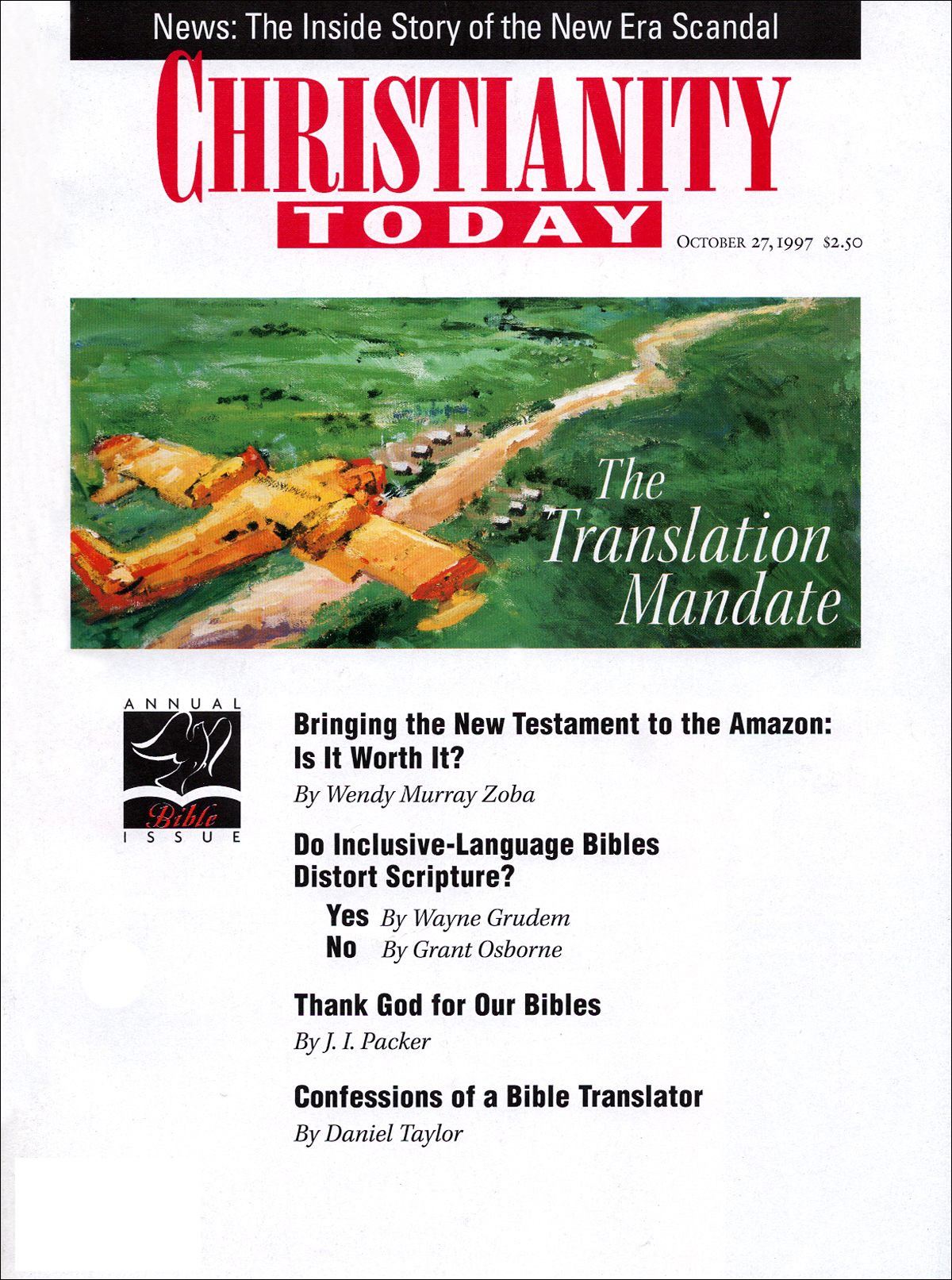 October 27, 1997 - The Annual Bible Issue Asks - Volume 41, Issue 12 ...