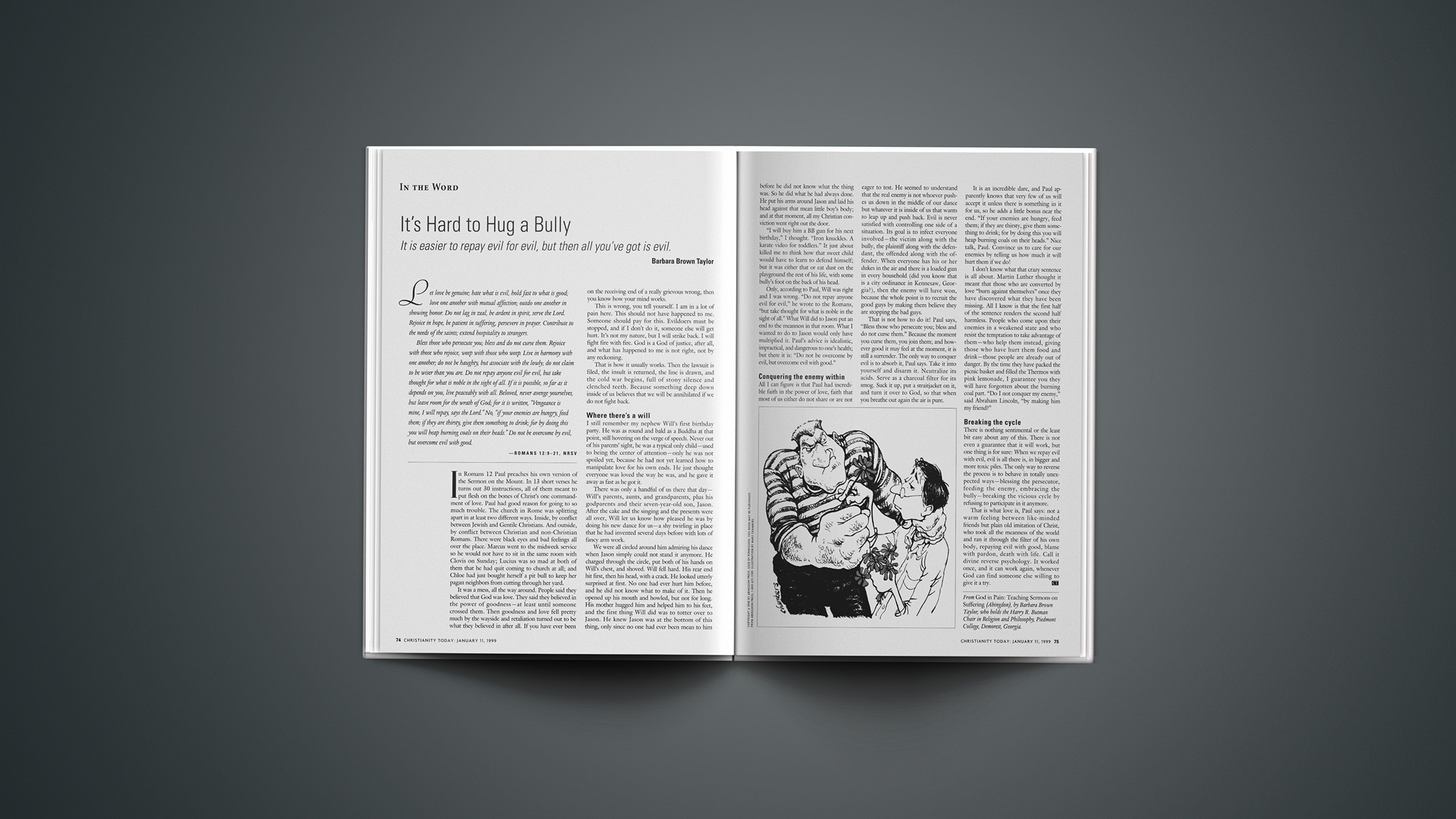 It's Hard to Hug a Bully - Christianity Today