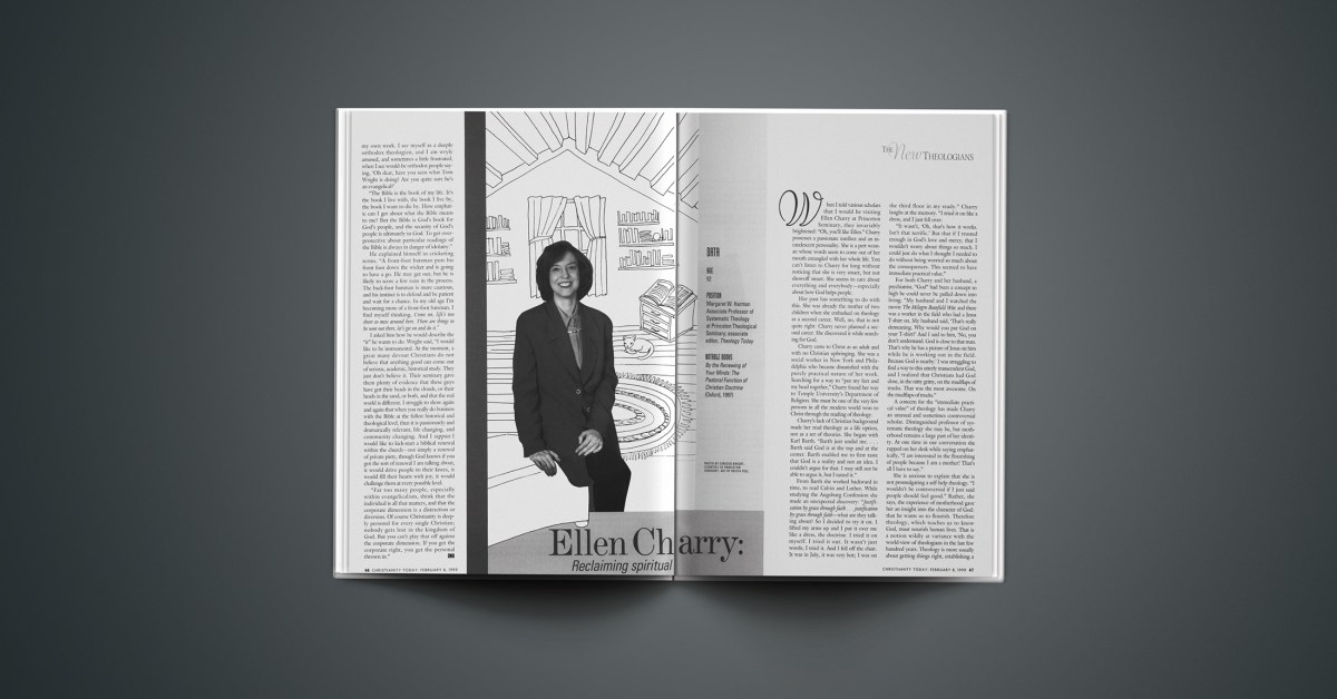 Ellen Charry: Reclaiming spiritual nurture. - Christianity Today