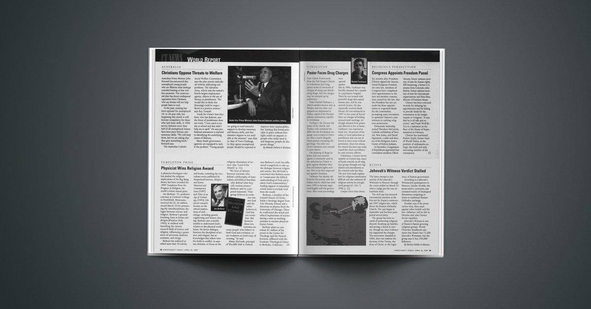 Congress Appoints Freedom Panel - Christianity Today