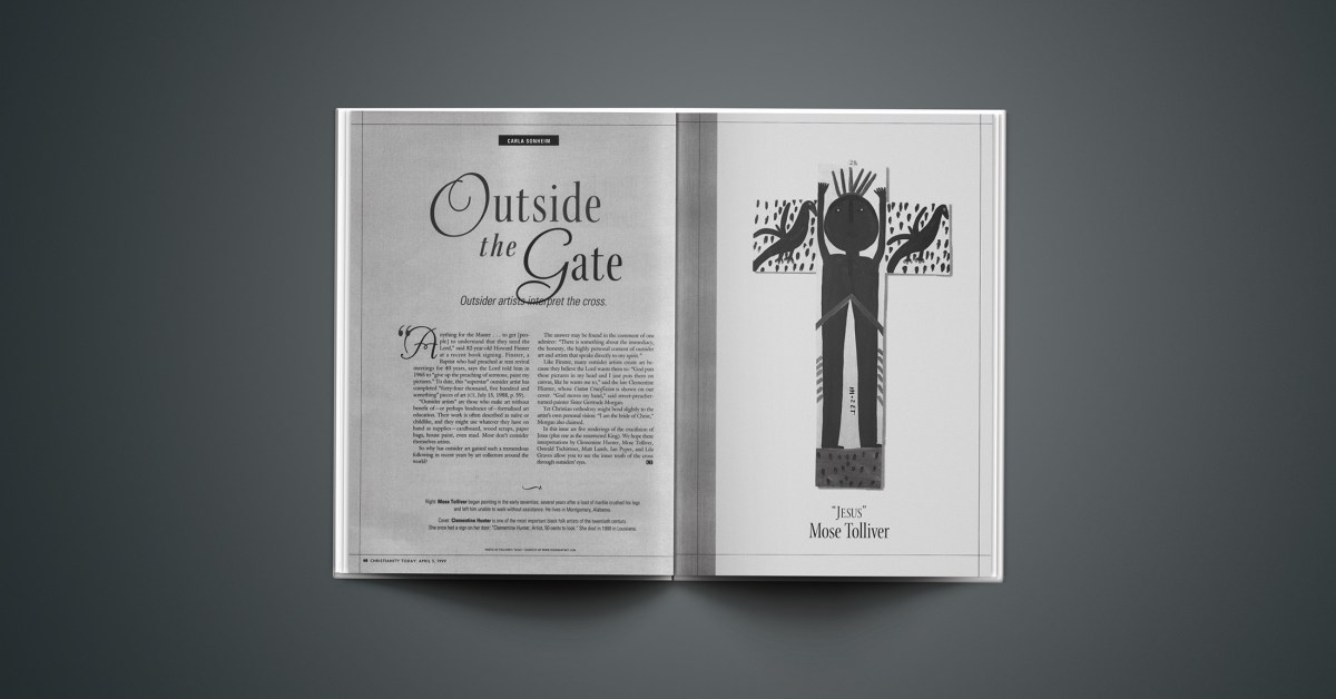 Outside the Gate Outsider artists interpret the cross. - Christianity Today