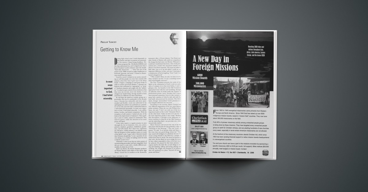 Getting to Know Me - Christianity Today