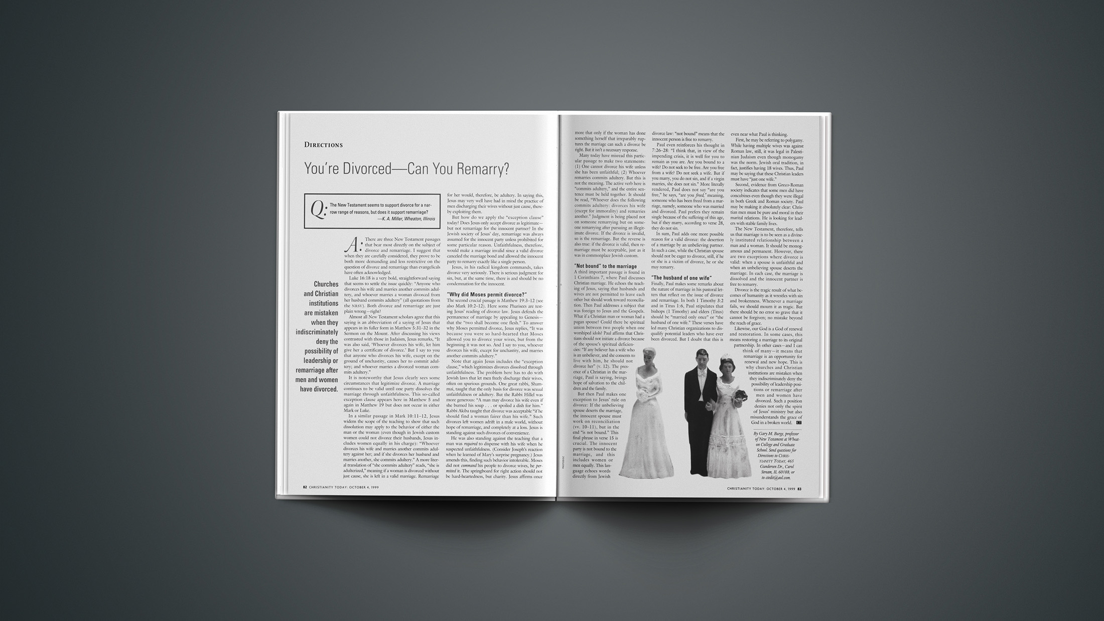 You’re Divorced—Can You Remarry? - Christianity Today