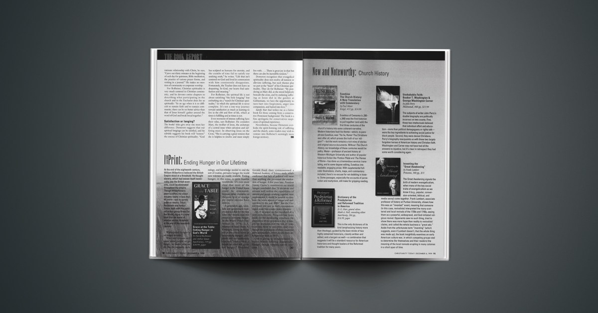 New & Noteworthy: Church History - Christianity Today