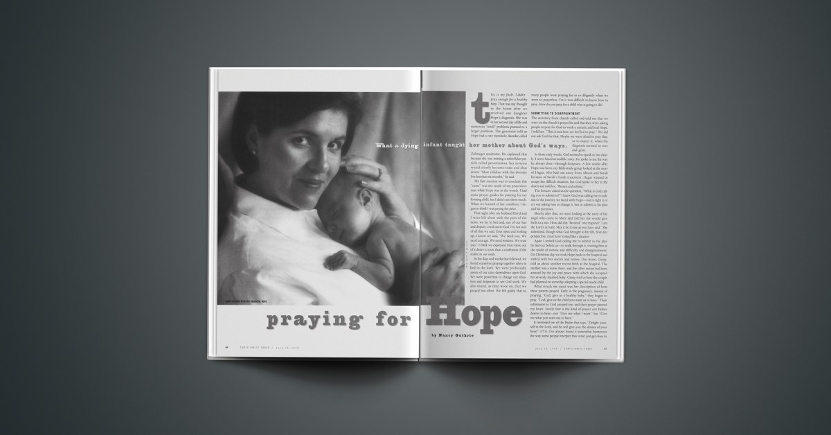 Praying for Hope - Christianity Today