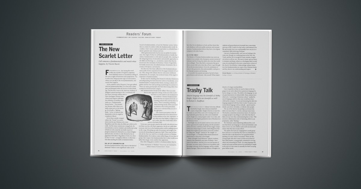 The New Scarlet Letter - Christianity Today