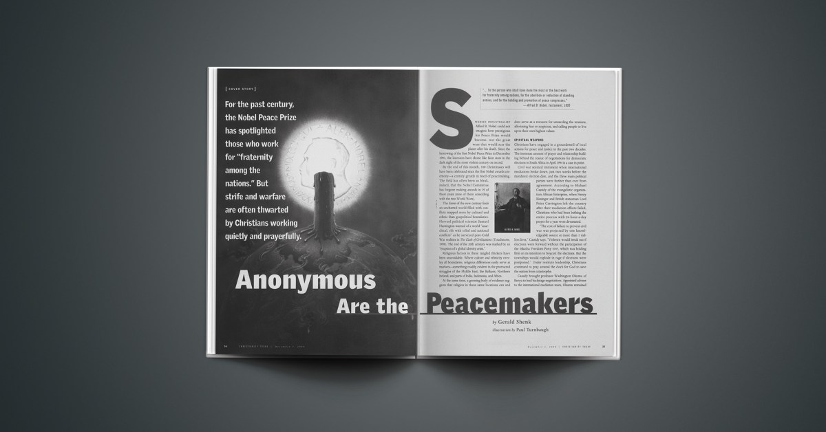Anonymous Are the Peacemakers - Christianity Today