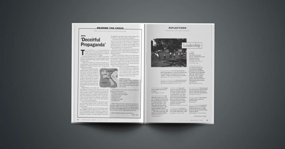 'Deceitful Propaganda' - Christianity Today